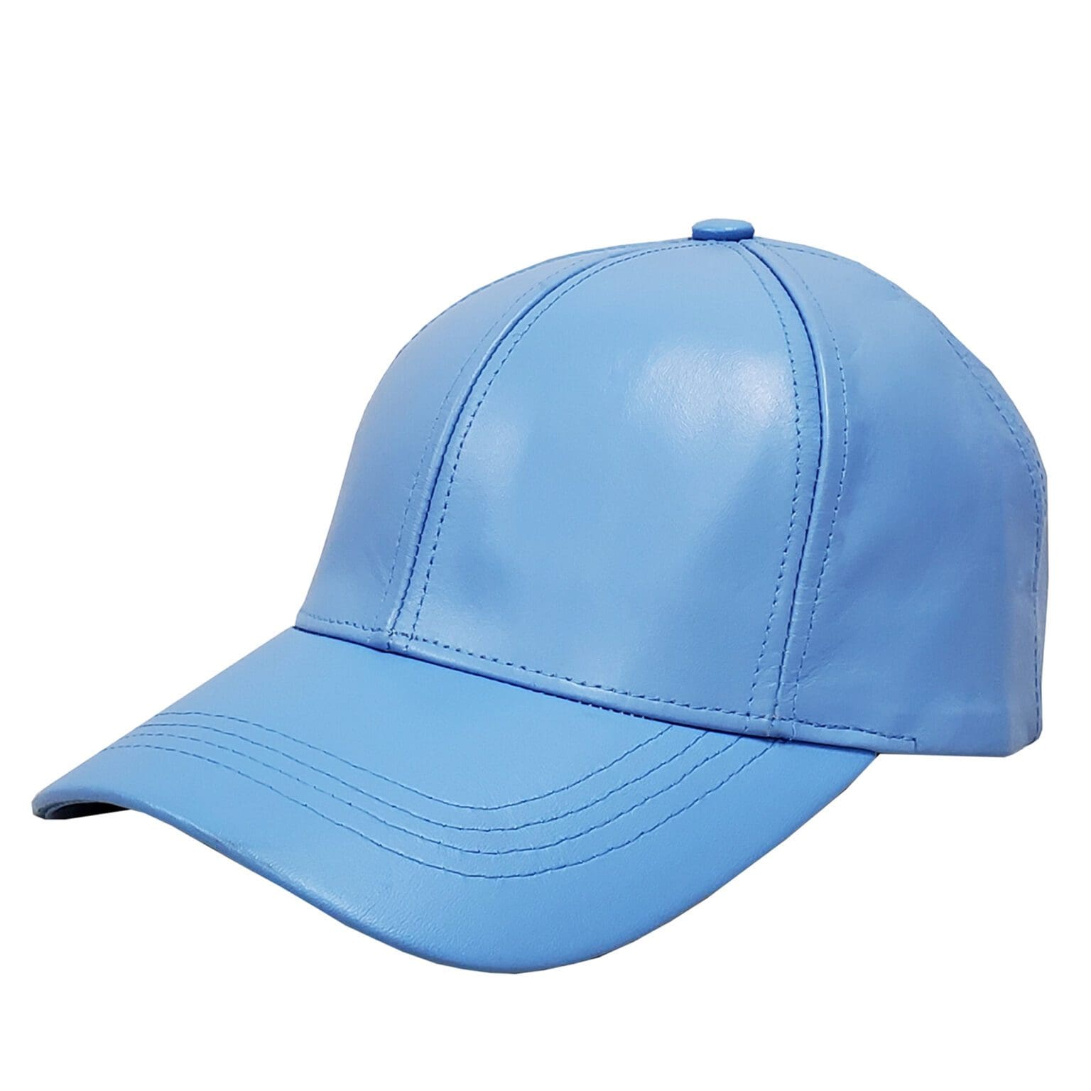 Sky Leather Baseball Cap - Winner Caps MFG. Company
