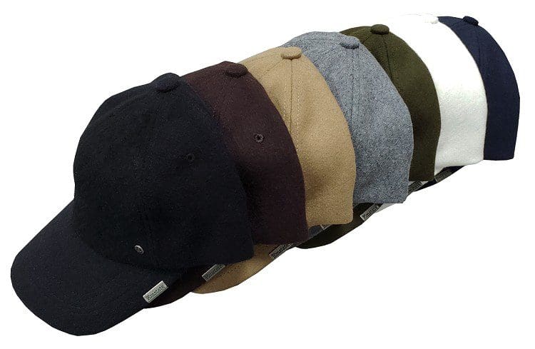 Emstate Olive Melton Wool Baseball Cap - Winner Caps MFG. Company